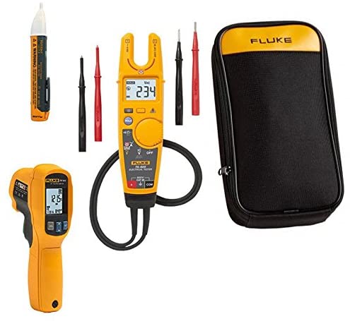 Fluke T6-600 Electrical Tester, 62 MAX Plus, Fluke 1ac and C60 Case Va